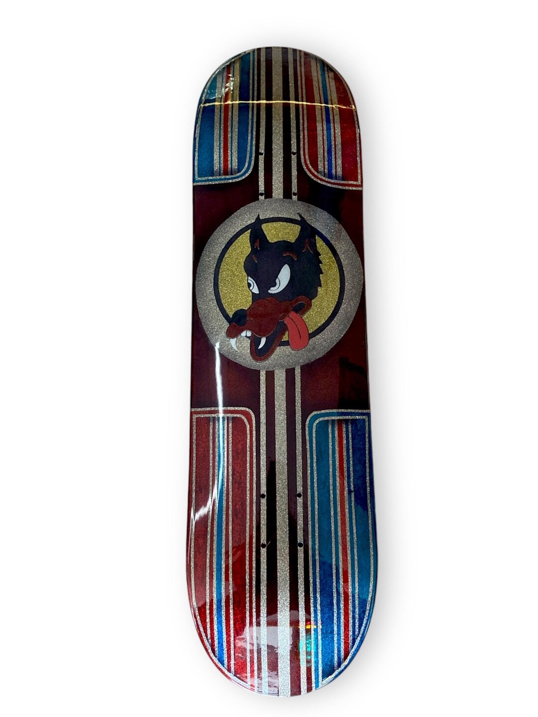 Skateboard Grateful Dead Inspired Art | Dire Wolf Easy Rider Custom ...