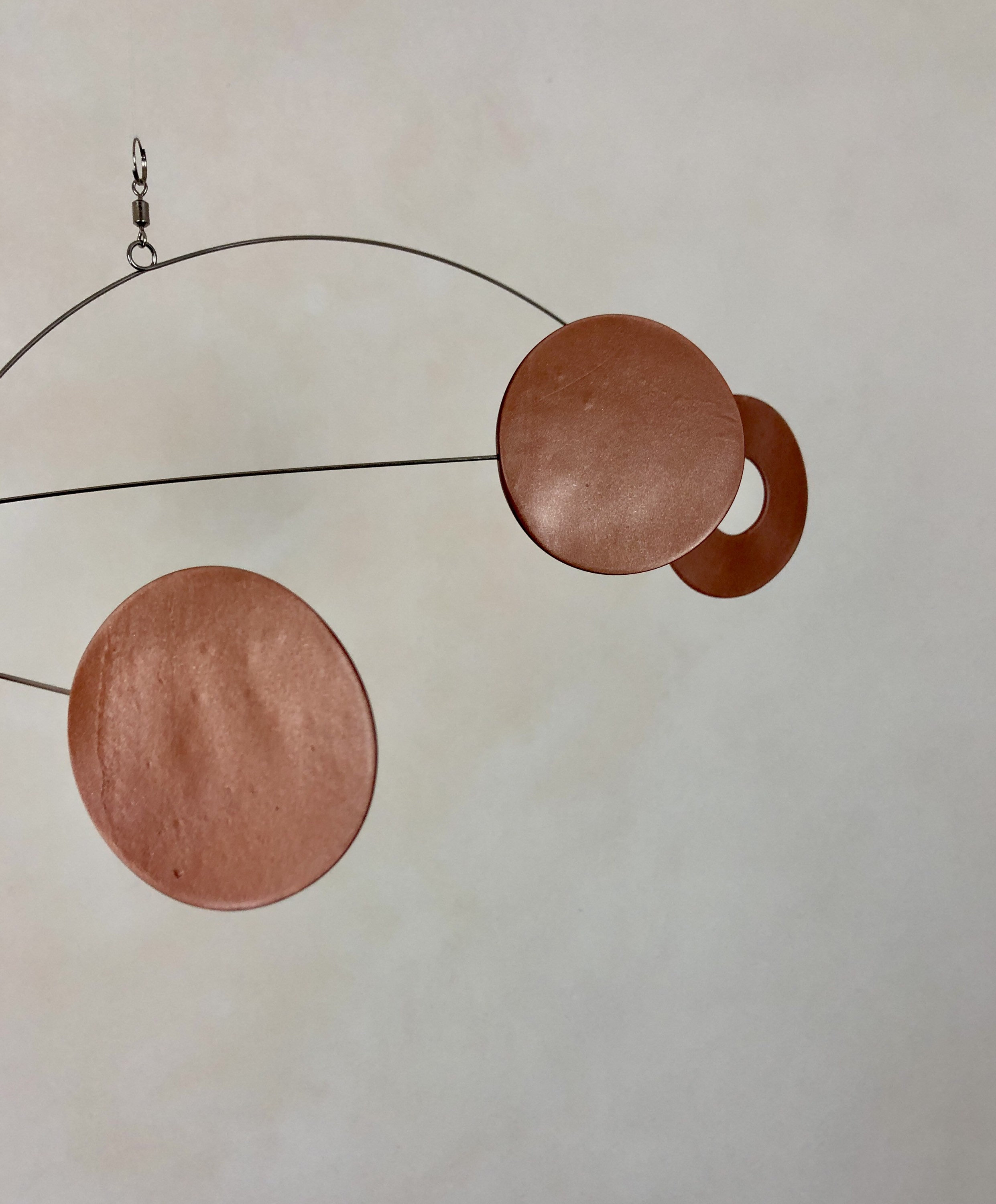 Copper Hanging Mobile, Kinetic Mobile, Art Mobile, Modern Mobile, Mid ...