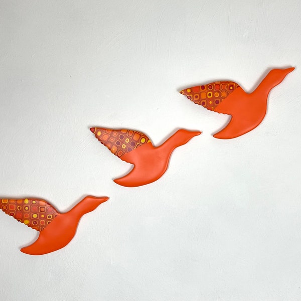 Three Flying Ducks - Etsy