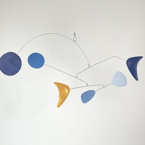 Abstract Art Hanging Mobile, Kinetic Mobile, Art Mobile, Modern Mobile ...