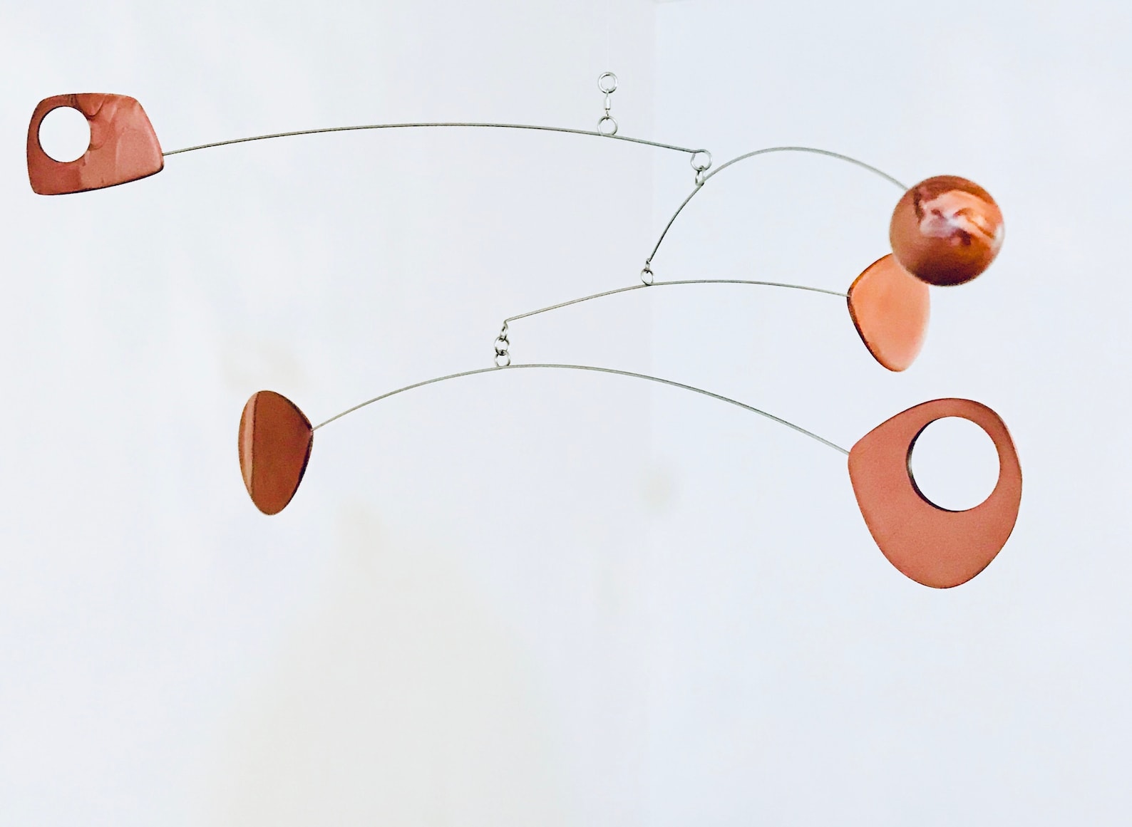 Kinetic mobile Hanging Mobile Copper Mobile Mid Century | Etsy