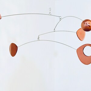 Kinetic Mobile, Hanging Mobile, Copper Mobile, Mid Century, Retro ...