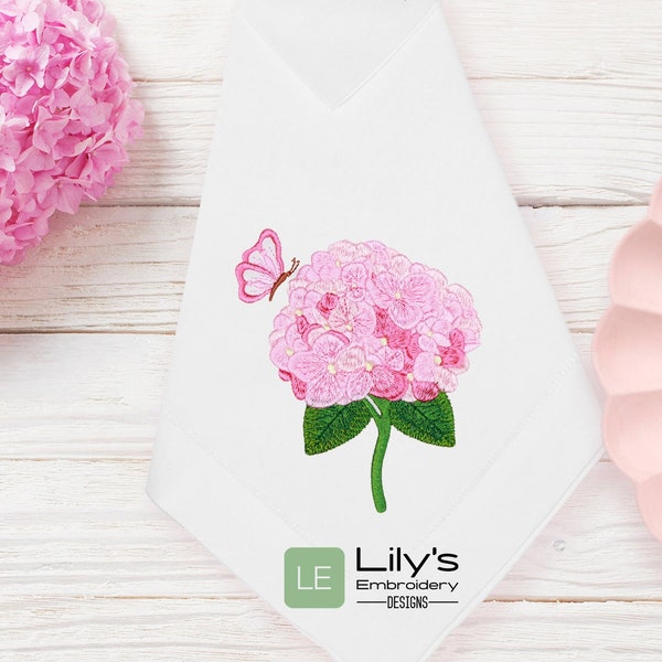 Hydrangea Embroidery - Etsy