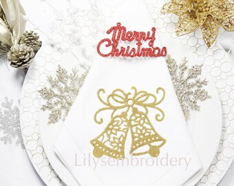 Machine Embroidery Design 5 Christmas Balls Machine | Etsy