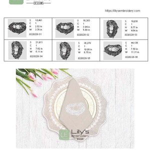 Machine Embroidery Design | Bird's Nest Machine Embroidery Designs 6 ...