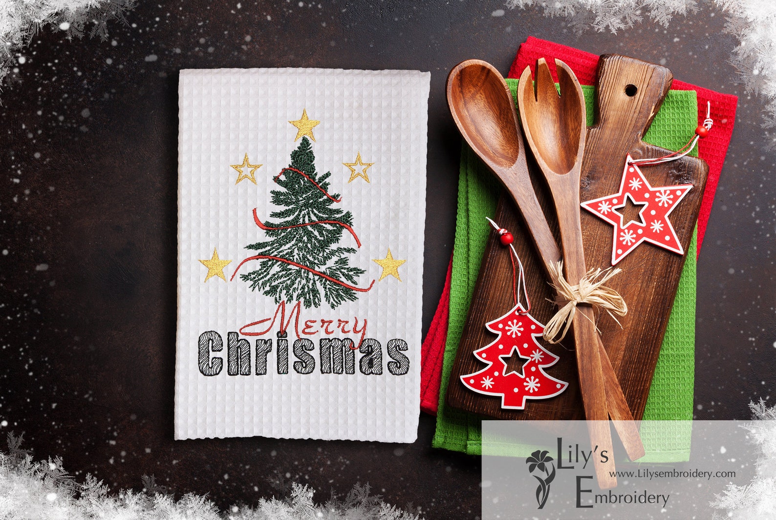 Christmas Tree Machine Embroidery Design Machine Embroidery - Etsy