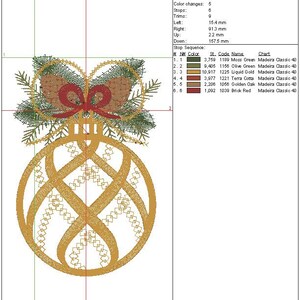 Machine Embroidery Design Christmas Ornaments Machine - Etsy