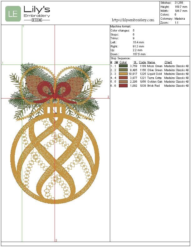 Machine Embroidery Design Christmas Ornaments Machine - Etsy
