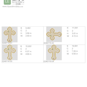 Christian Cross Machine Embroidery Designs -4 Sizes - Etsy