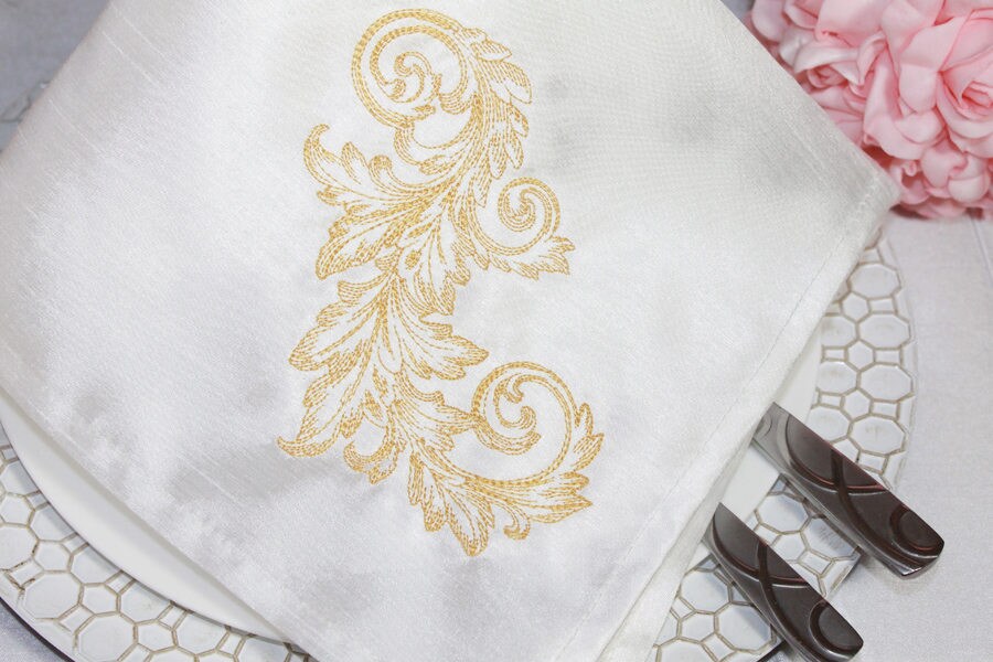 Machine Embroidery Design Baroque Vintage Machine Embroidery - Etsy