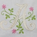 Elegant Floral Alphabet Monogram Font Machine Embroidery Designs ...