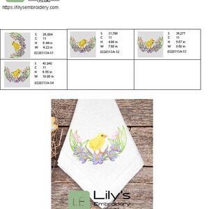 Easter Chick Machine Embroidery Design | Spring Machine Embroidery ...