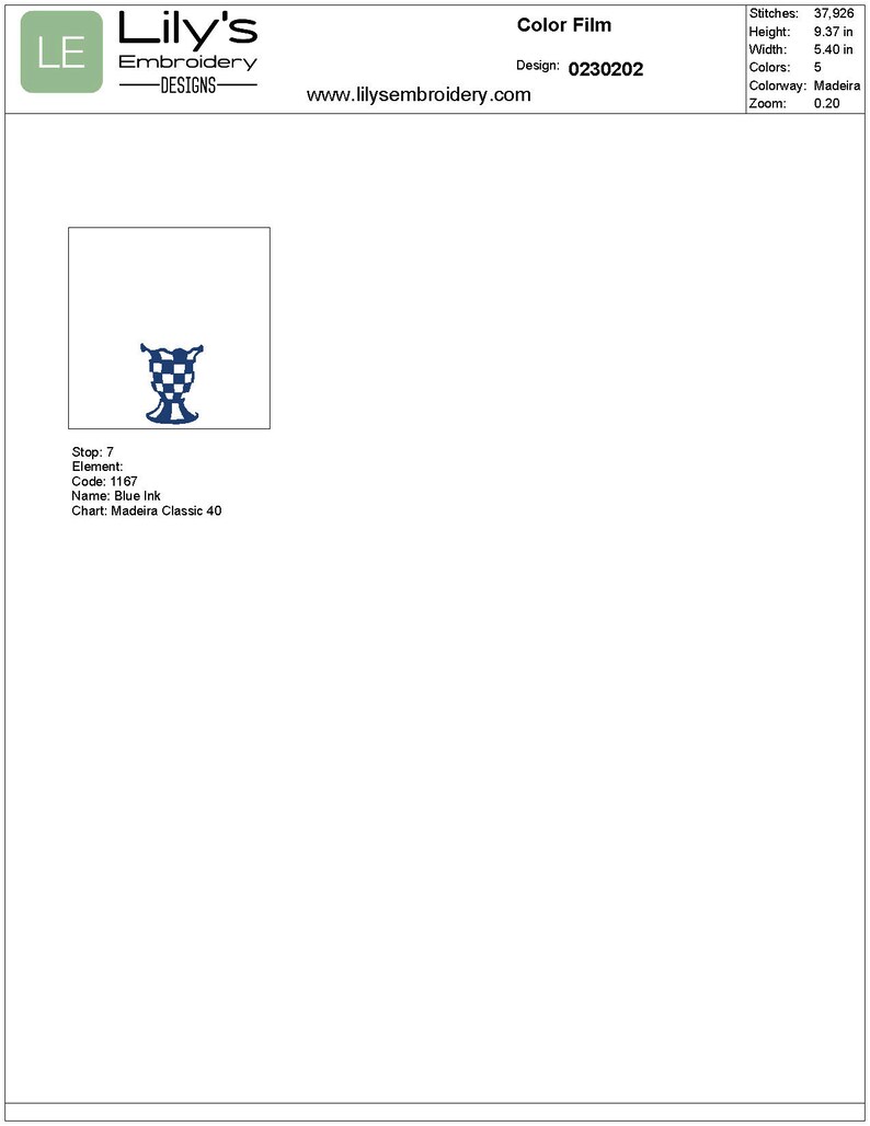 Checkered Topiary Machine Embroidery Design - Machine Embroidery Design ...