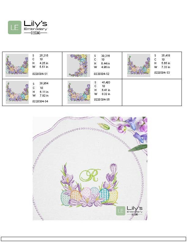 Easter Machine Embroidery Design Crocus Machine Embroidery | Etsy