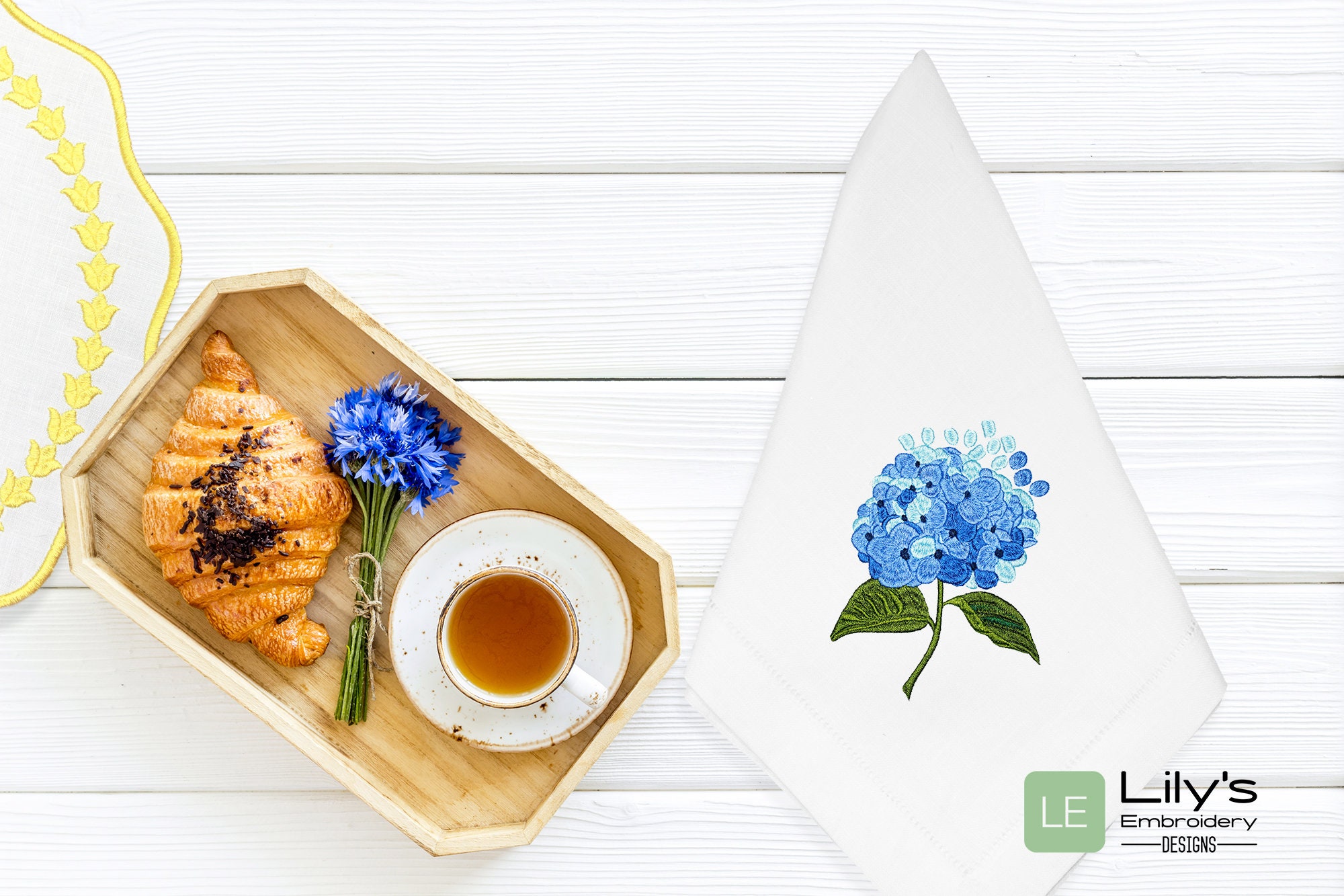 Hydrangea Machine Embroidery Design | Floral Machine Embroidery Designs ...