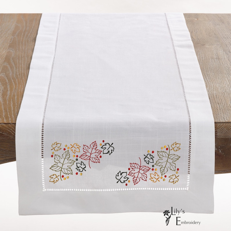 Leaves Machine Embroidery Designs Fall / Autumn Design 5 - Etsy