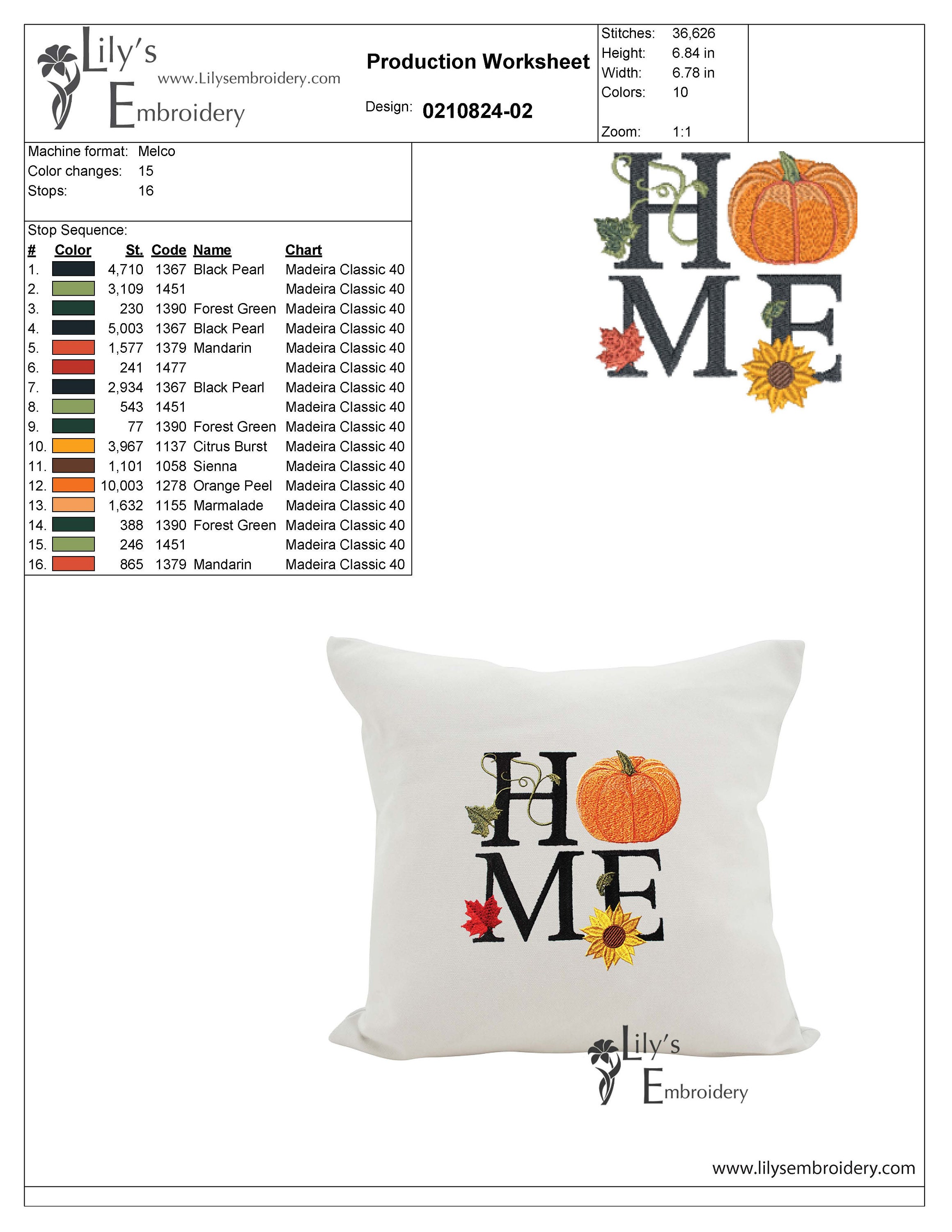 Machine Embroidery Designs Autumn Fall Embroidery Design - Etsy