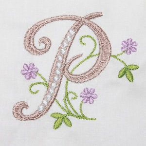 Elegant Floral Alphabet Monogram Font Machine Embroidery Designs ...