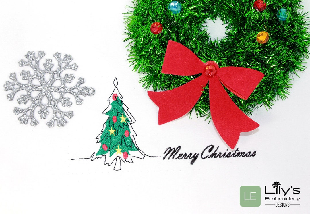 Merry Christmas Machine Embroidery Designs | Feliz Navidad Christmas ...