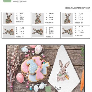 Spring Rabbit Machine Embroidery Design | Sweet Bunny Machine ...