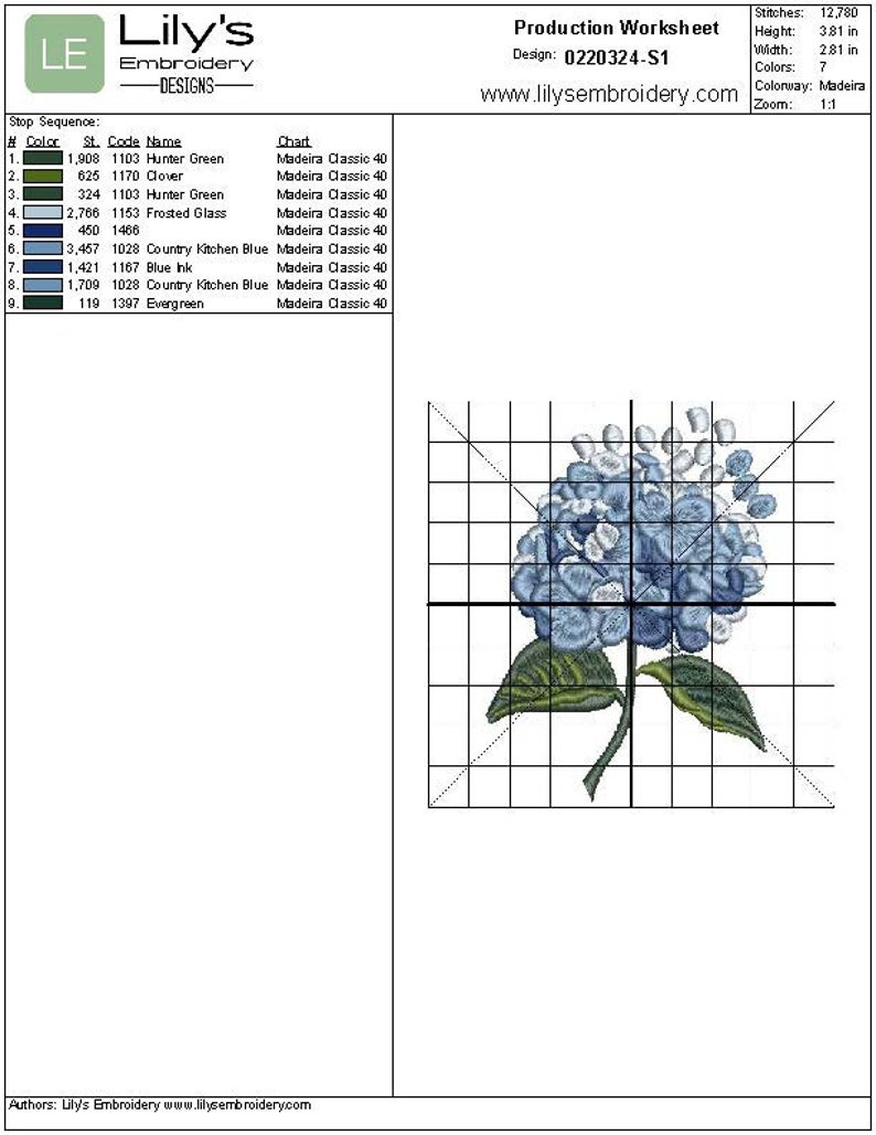 Hydrangea Machine Embroidery Design | Floral Machine Embroidery Designs ...