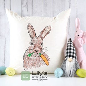 Spring Rabbit Machine Embroidery Design | Sweet Bunny Machine ...