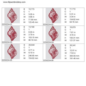 Machine Embroidery Design - Crab , Lobster and Seashell Set Machine ...