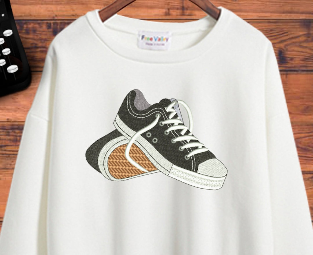 Converse Machine Embroidery Designs - 4"x 4", 5" X 7", 6" X 10" Hoop ...