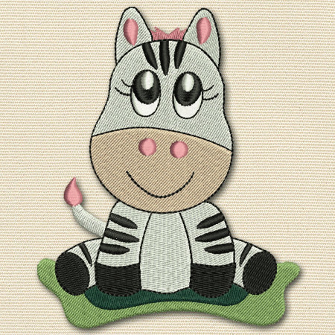 Jungle Babies Machine Embroidery Designs - 4"x 4" and 5" X 7" Hoop ...