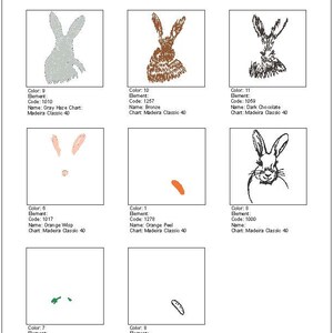 Spring Rabbit Machine Embroidery Design | Sweet Bunny Machine ...