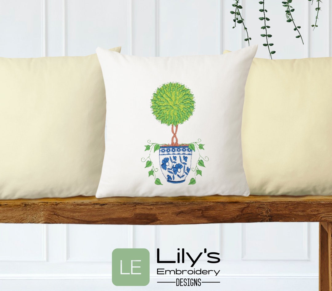 Topiary Machine Embroidery Design Large - for Mega Hoop - Etsy