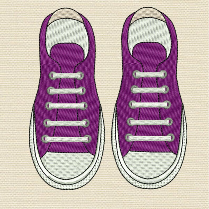 Converse Machine Embroidery Designs 4x 4 | Etsy