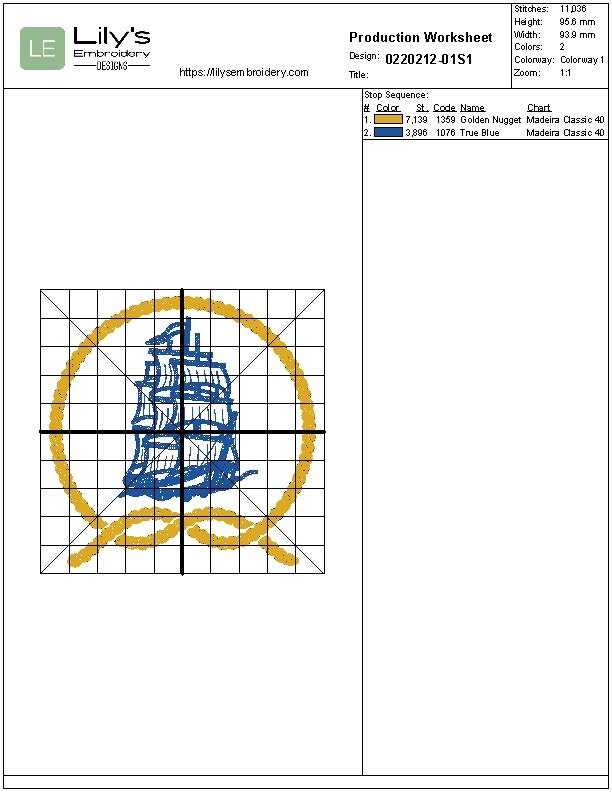 Nautical Machine Embroidery Designs Set of 3 3 Sizes | Etsy