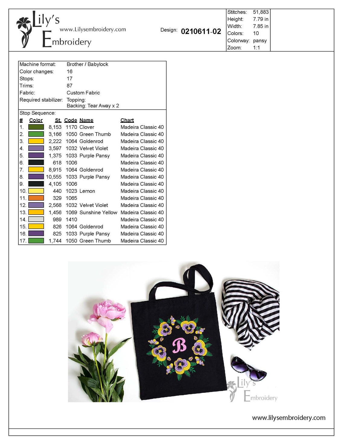 Machine Embroidery Design - Pansies Wreath Machine Embroidery Design 2 ...