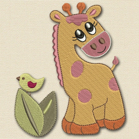 Jungle Babies Machine Embroidery Designs - 4"x 4" and 5" X 7" Hoop ...