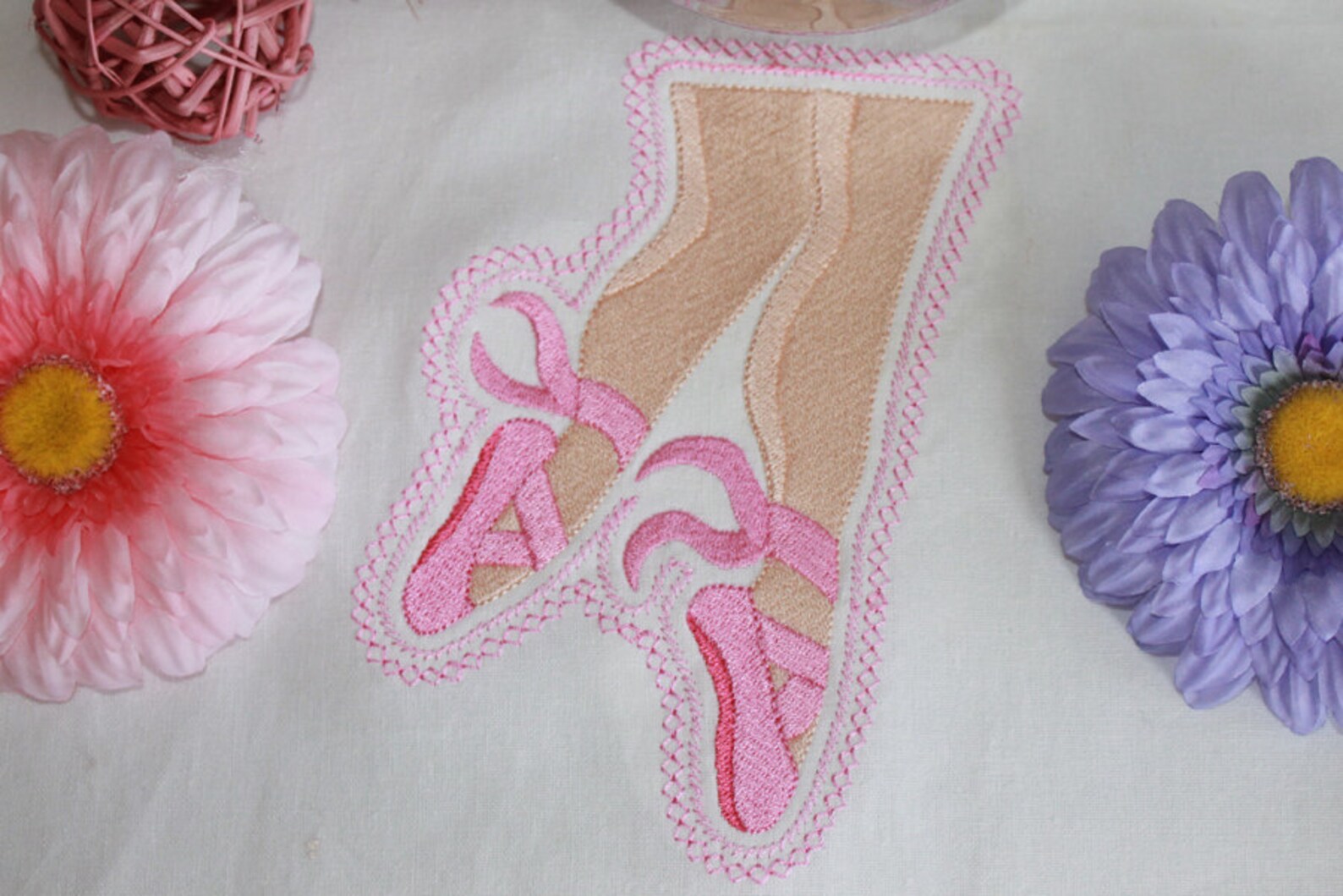 Ballerina Machine Embroidery Design 6 2 Sizes 5 X 7 Hoop - Etsy
