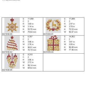 Machine Embroidery Design - 5 Christmas Machine Embroidery Designs 4X4 ...