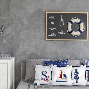 Nautical Machine Embroidery Designs - Sail Set of 4 in 3 Sizes (12 ...