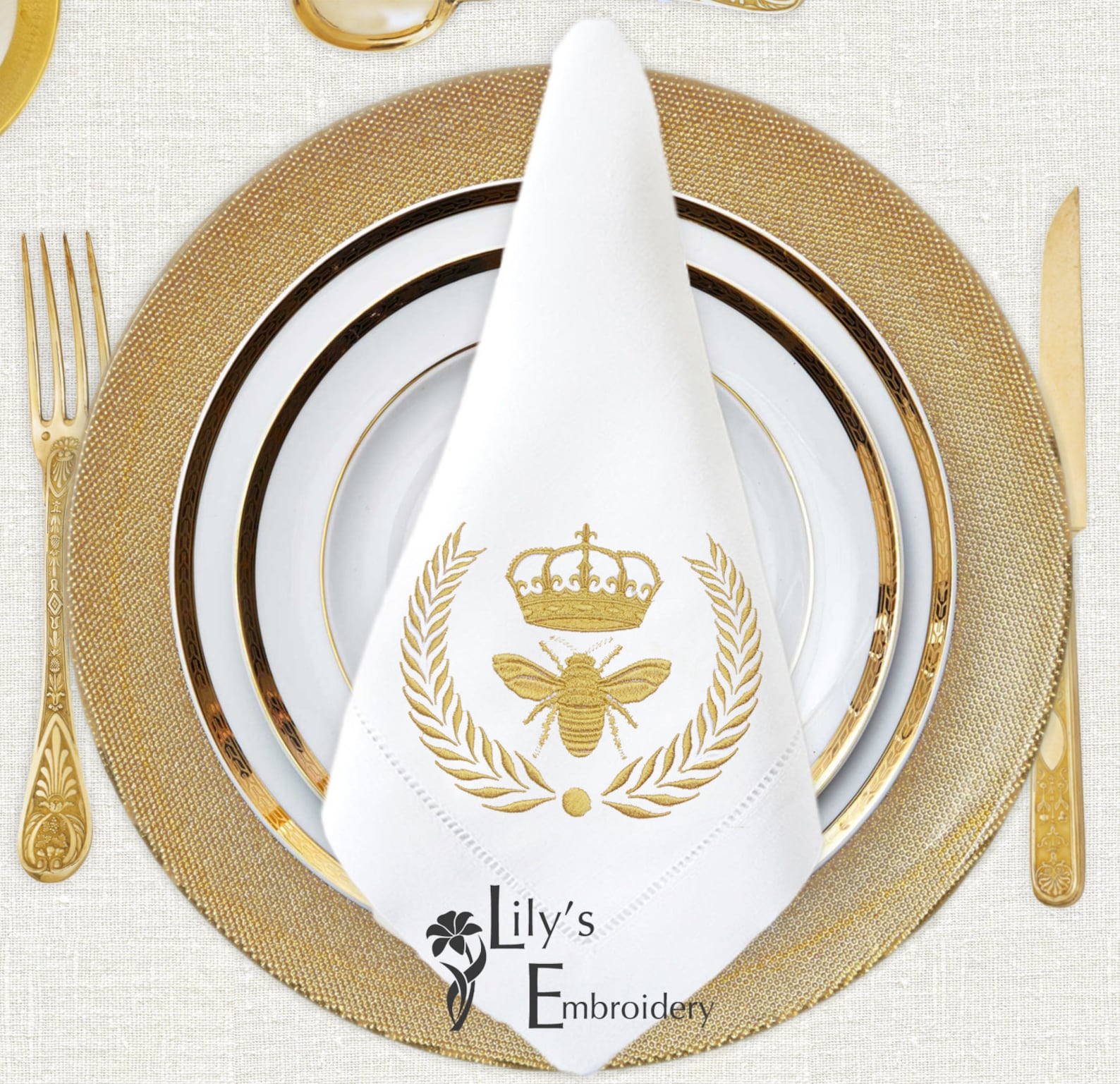 Machine Embroidery Design - Napoleonic Bee Machine Embroidery Design in ...