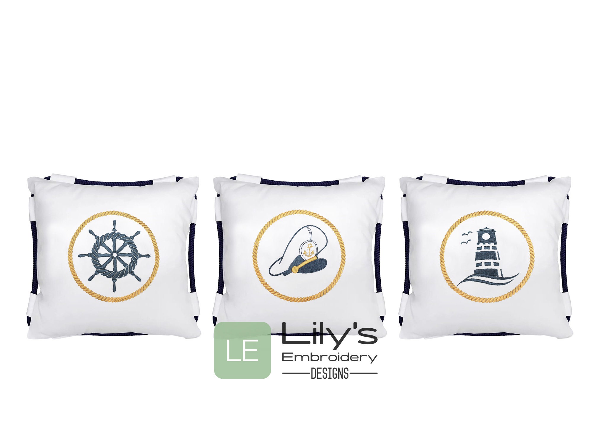 Machine Embroidery Designs Nautical Machine Embroidery | Etsy