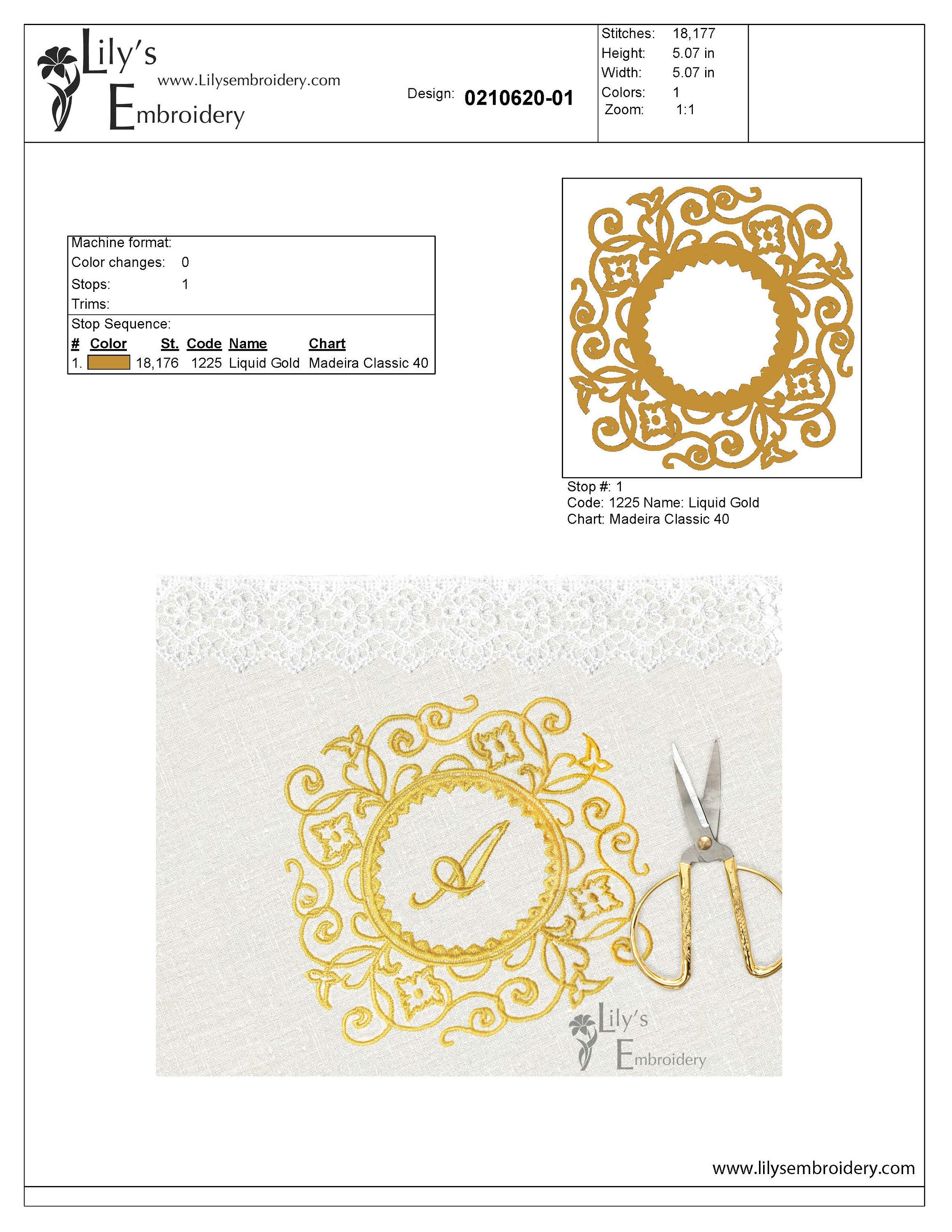 Machine Embroidery Design Monogram Frame Machine Embroidery | Etsy