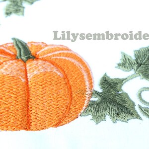 Machine Embroidery Designs Fall / Autumn Pumpkin | Set of Two 2 Sizes ...