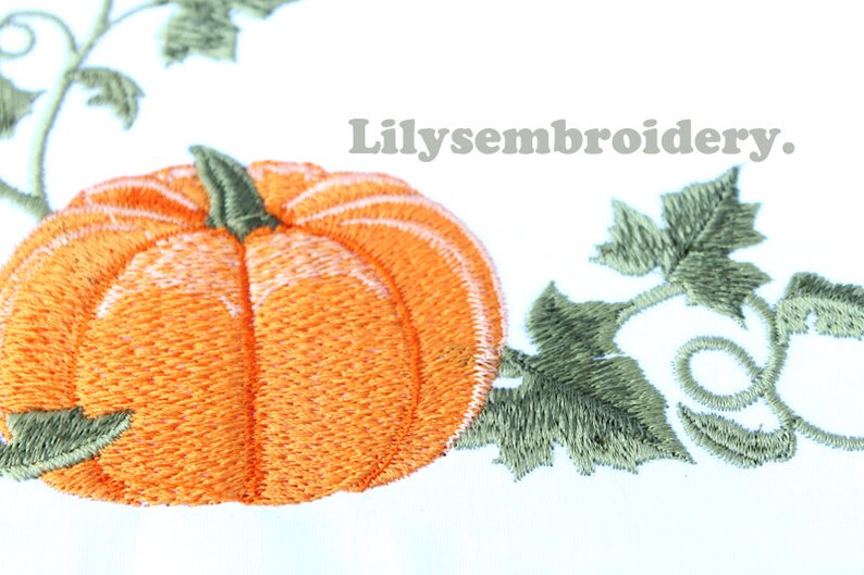 Machine Embroidery Designs Fall / Autumn Pumpkin Set of Two - Etsy