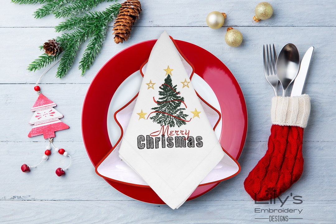 Christmas Tree Machine Embroidery Design | Machine Embroidery Designs 4 ...