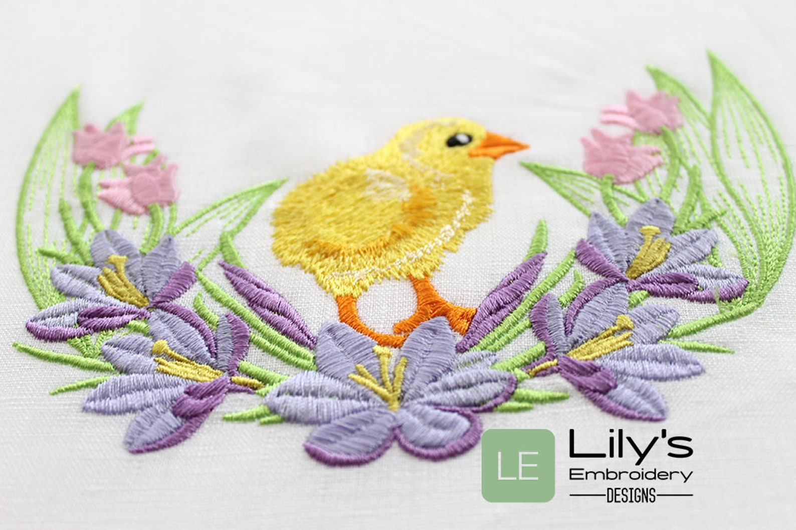 Easter Chick Machine Embroidery Design | Spring Machine Embroidery ...