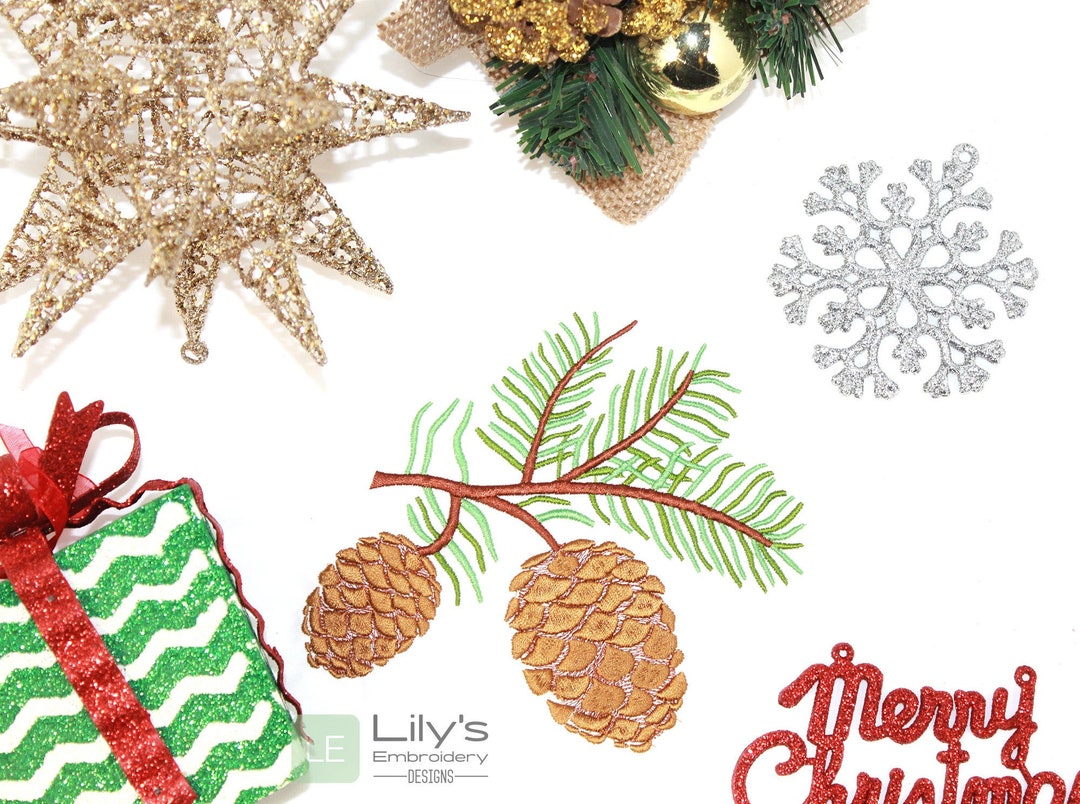 Machine Embroidery Designs | Pine Cone Machine Embroidery Designs 5 ...