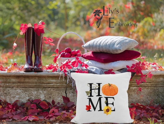 Machine Embroidery Designs Autumn Fall Embroidery Design - Etsy