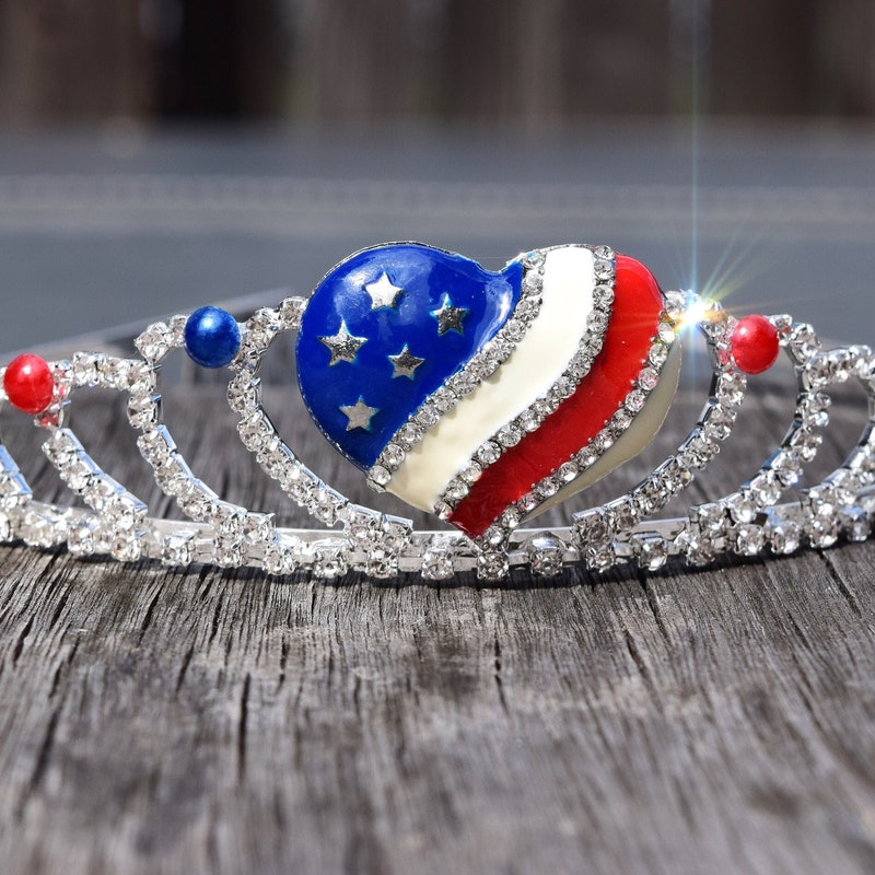 Headband Beaded 4th of July - Etsy