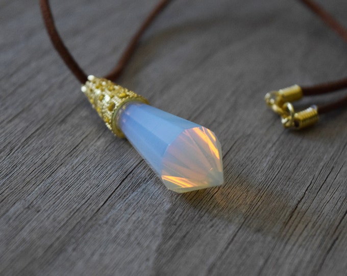 Kida Luxe Atlantean Crystal Necklace, Atlantis Necklace, Moonstone ...