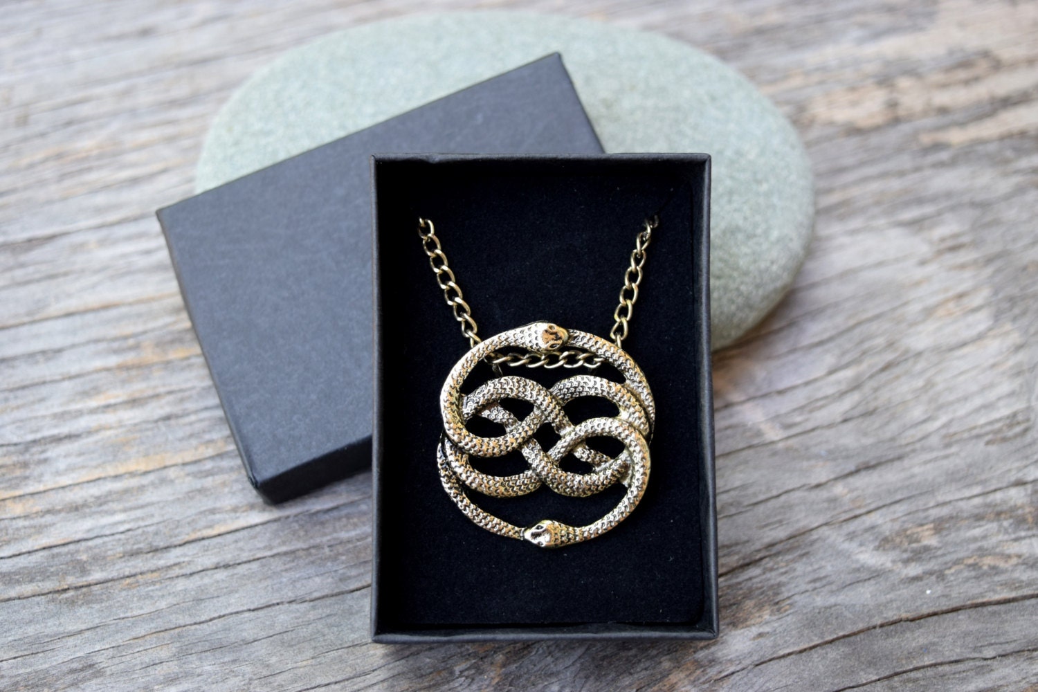 NeverEnding Story Antique Gold Necklace, Auryn Necklace, Long or Choker ...